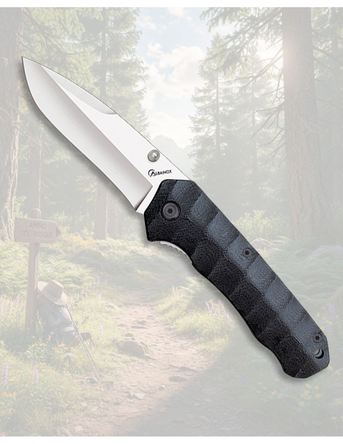 Albainox Camping Knife for Hiking and Outdoor Activities ⚔️ Medieval Shop