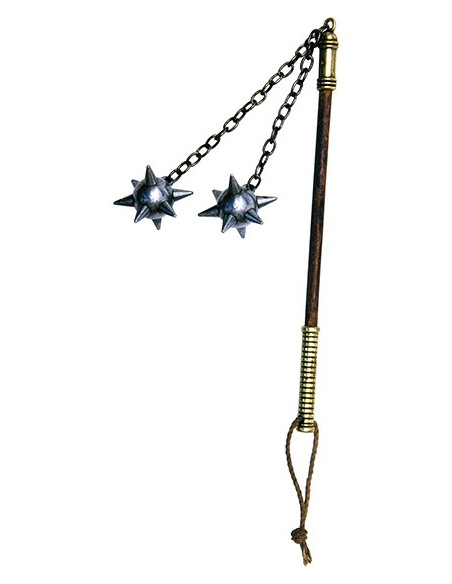 Mini mace 2 heads, long handle ⚔️ Medieval Shop