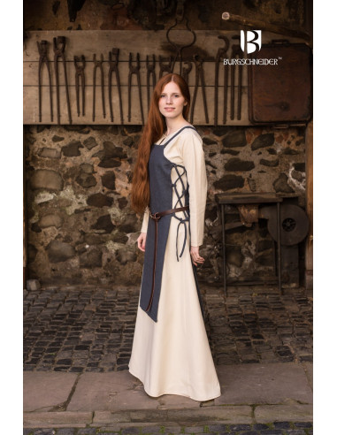 Gyda Gray Cotton Surcoat ⚔️ Medieval Shop