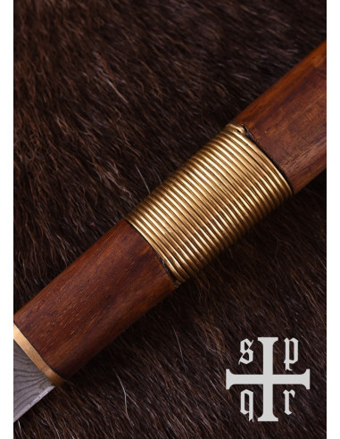 Seax Damascene Knife ⚔️ Medieval Shop