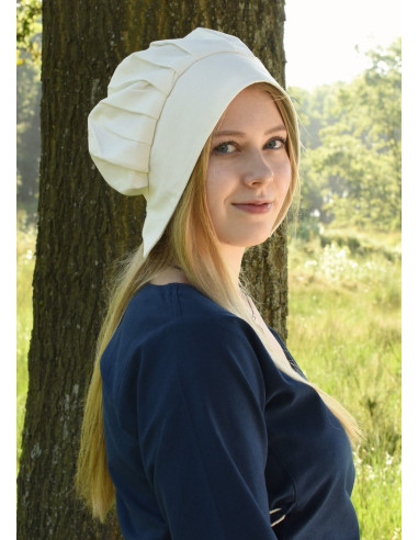 Medieval woman cap with folds, various colors ᐉ Hats-Hats ᐉ Medieval