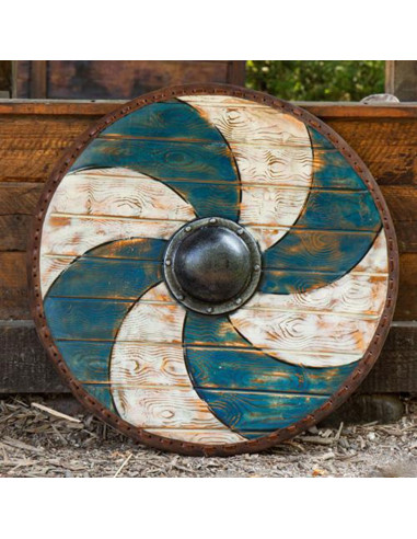 Shield Celtic Thegn Blue-White in latex, 80 cms. ᐉ Shields ᐉ Medieval