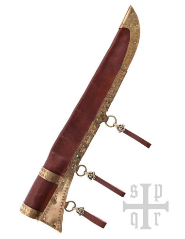 Viking Seax knife, walnut and bone handle ⚔️ Medieval Shop