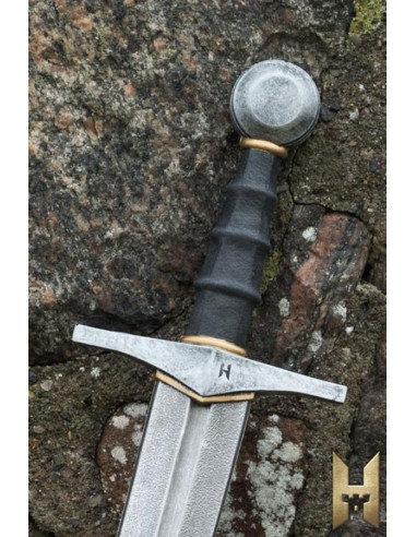 Stronghold series knight sword 87cm, metal color ⚔️ Medieval Shop