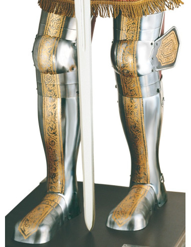 Silver natural armor with engravings ⚔️ Medieval Shop