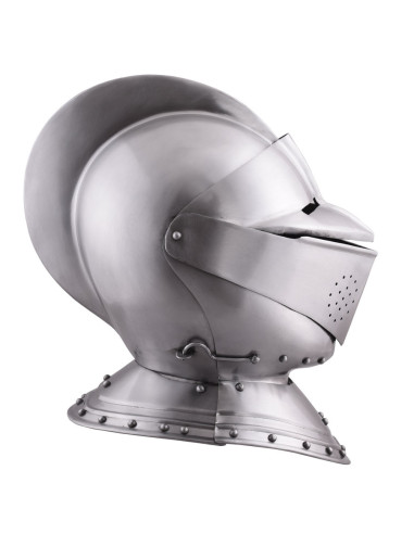 Closed English medieval helmet from the 16th century, 1.6 mm steel. ⚔️ ...
