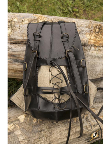Medieval Adventurer backpack in black ⚔️ Medieval Shop