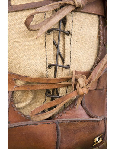 Medieval adventurer's backpack in brown color ⚔️ Medieval Shop