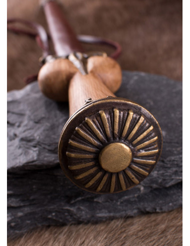 German Rothenburg Bollock testicle dagger with scabbard, 15th century ⚔️