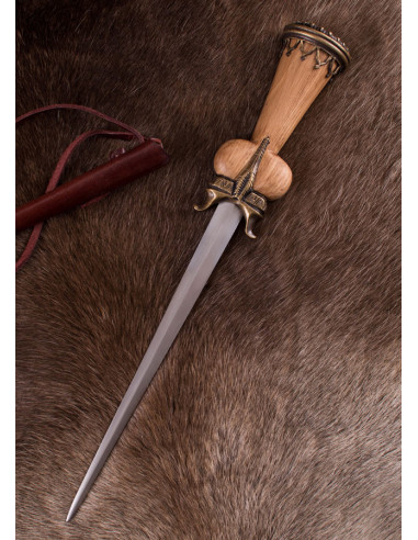 German Rothenburg Bollock testicle dagger with scabbard, 15th century ⚔️