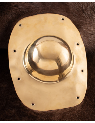 Umbo for Tortoise Roman shield, in brass ⚔️ Medieval Shop