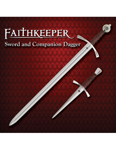 Faithkeeper Dagger of the Knights Templar ⚔️ Medieval Shop