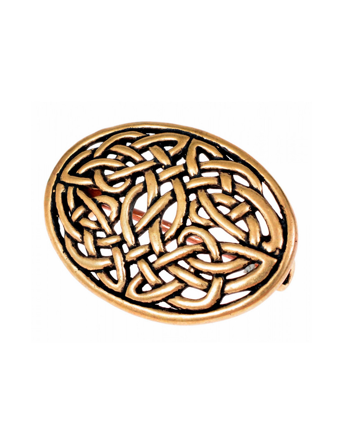 Celtic Brooch Openwork Knot Oval ⚔️ Medieval Shop