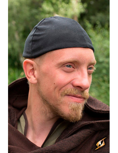 Baldur medieval cap in black color ⚔️ Medieval Shop