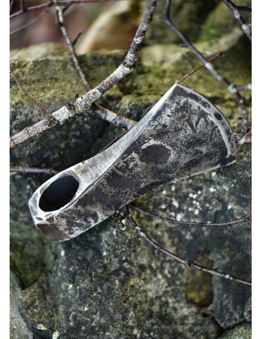 Hand forged carbon steel ax head ⚔️ Medieval Shop