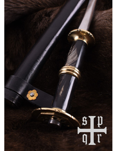 German Rondel-type long dagger with sheath, s. fifteenth ⚔️ Medieval Shop