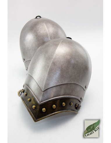 Medieval knight shoulder pads in polyurethane, Epic Armory Light Kit ⚔️