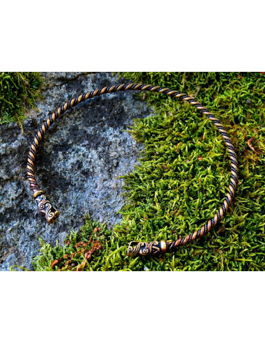 Torque Viking Gotland Dragon heads ⚔️ Medieval Shop