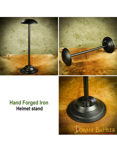 Table support for iron helmets ⚔️ Medieval Shop