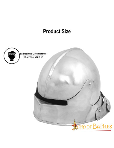 German Sallet medieval helmet, with padded lining ⚔️ Medieval Shop