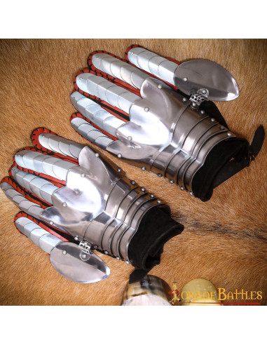 Medieval Fantasy Knight Gauntlets, Mild Steel ⚔️ Medieval Shop