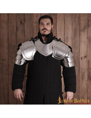 Medieval knight shoulder pads, mild steel ⚔️ Medieval Shop