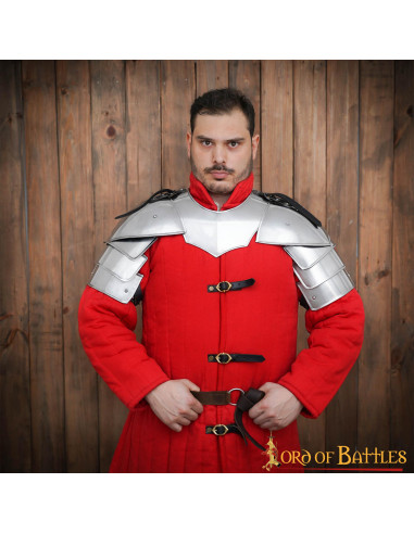 Medieval Soldier Shoulder Pads Fantasy, Mild Steel ⚔️ Medieval Shop