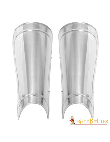 Smooth metallic greaves Fantasy LARP ⚔️ Medieval Shop