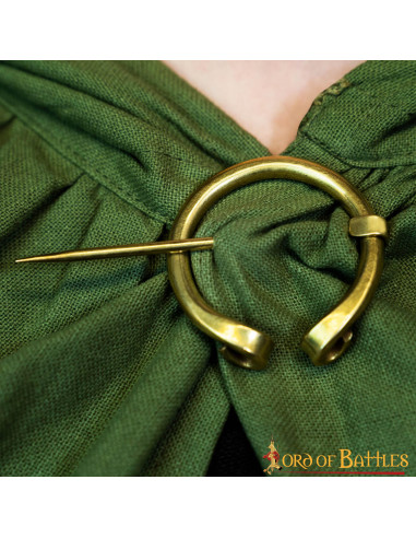Medieval brass fibula ⚔️ Medieval Shop