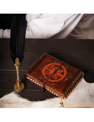 Navigator's Compass Notebook in Leather ⚔️ Medieval Shop