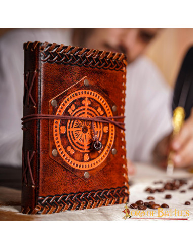 Navigator's Compass Notebook in Leather ⚔️ Medieval Shop