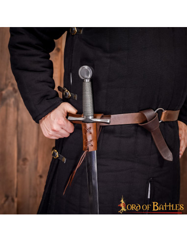 Small leather baldric for axes, swords or daggers ⚔️ Medieval Shop