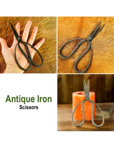 Antique Iron Hand Forged Scissors ⚔️ Medieval Shop