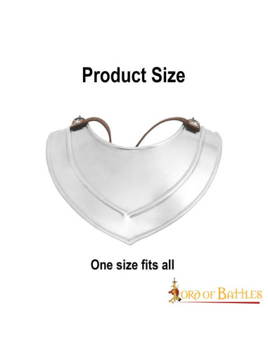 Simple medieval gorget in mild steel ⚔️ Medieval Shop
