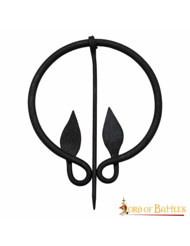 Medieval cloak brooch with leaf-shaped ends ⚔️ Medieval Shop