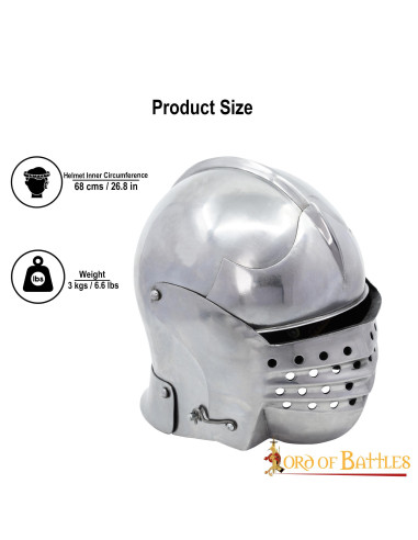 Italian Sallet helmet with padded lining ⚔️ Medieval Shop