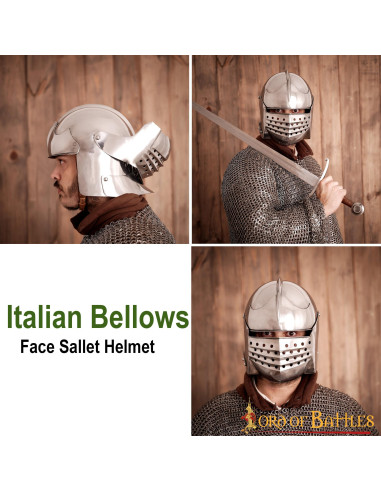 Italian Sallet helmet with padded lining ⚔️ Medieval Shop