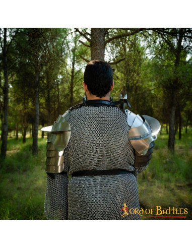 Medieval knight shoulder pads with blade breaker ⚔️ Medieval Shop