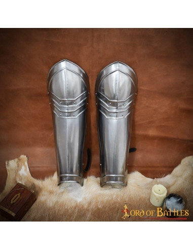 Classic Medieval Fantasy Knight Greaves ⚔️ Medieval Shop