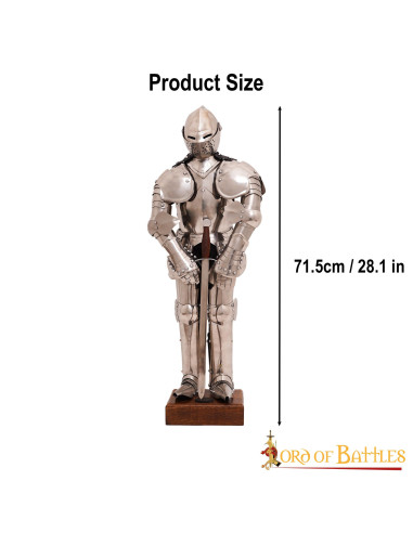 Miniature armor Duke of Burgundy (71.5 cm.) ⚔️ Medieval Shop