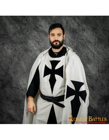 Teutonic Knights Hooded Cotton Cloak ⚔️ Medieval Shop