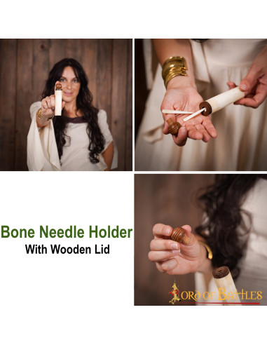 Bone needle holder box ⚔️ Medieval Shop