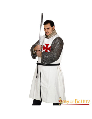Tabard of the Knights Templar with Pate cross ⚔️ Medieval Shop