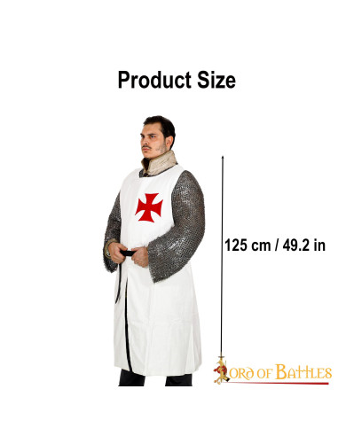 Tabard of the Knights Templar with Pate cross ⚔️ Medieval Shop