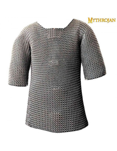 Chainmail set with polished zinc finish executioner (size L) ⚔️ ...