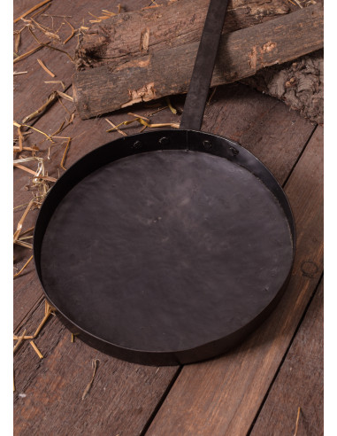 Long Handle Rustic Medieval Frying Pan ⚔️ Medieval Shop