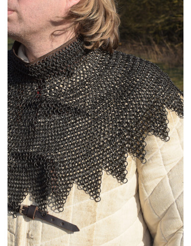 Bishop's Mantle Black Chainmail ⚔️ Medieval Shop
