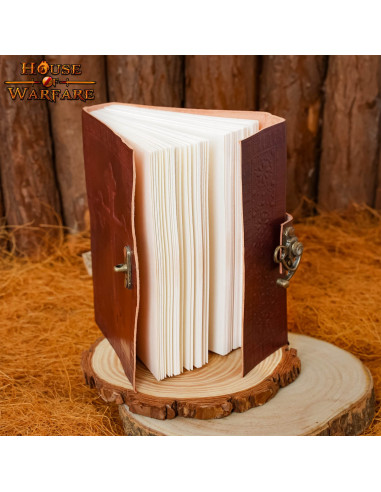 Celtic cross diary in handmade leather (15x10.7 cm.) ⚔️ Medieval Shop