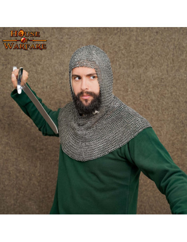 Medieval executioner in chain mail (riveted round ring) ⚔️ Medieval Shop