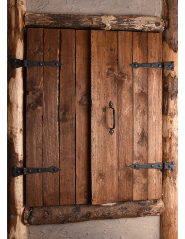 Medieval wrought iron handle (16.5 cm.) ⚔️ Medieval Shop